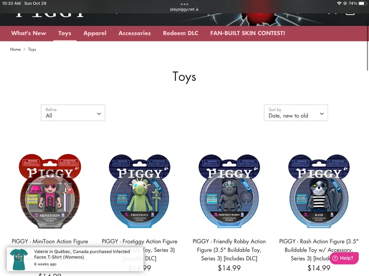 Piggy merch news | Fandom