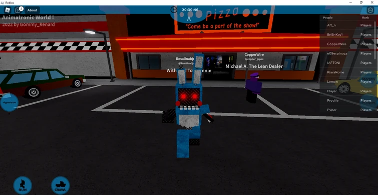 Some screenshots of some animatronic I came up with in Animatronic ...