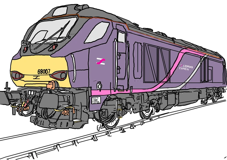 So I draw a Class 68 on Stepford Express livery | Fandom
