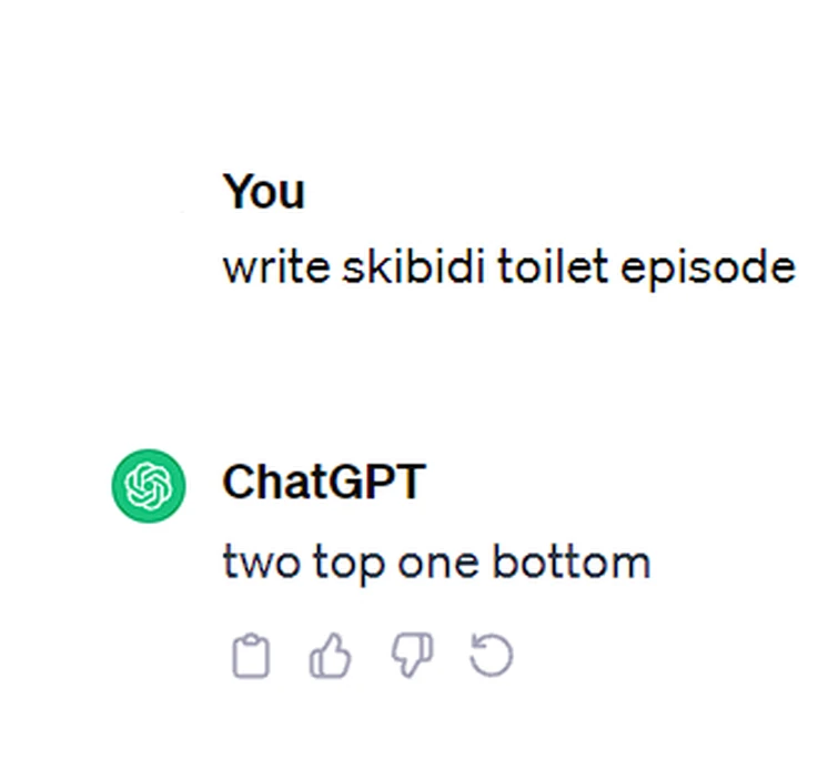 I asked ai to write a skibidi toilet episode and this is what it gave ...