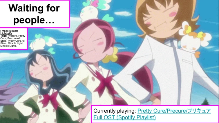 Form results | The Precure Watch Party will be held Friday, December ...