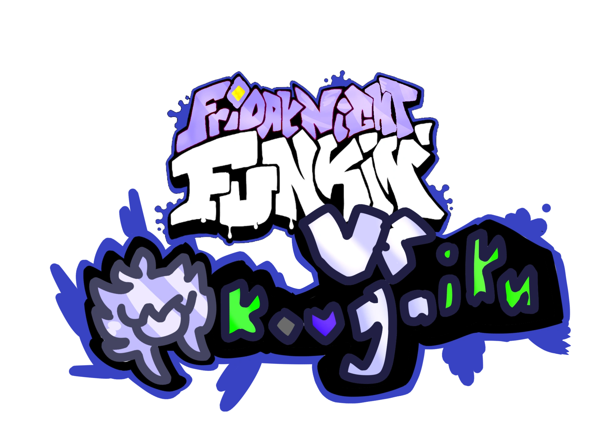 I made an FnF logo of my OC's mod(if it were to be real) | Fandom
