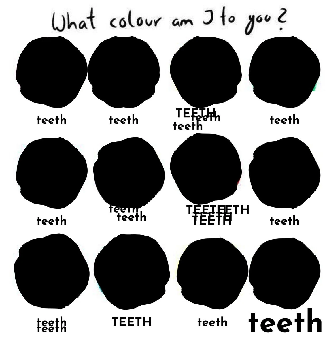 What color am I to you but it's unhinged | Fandom