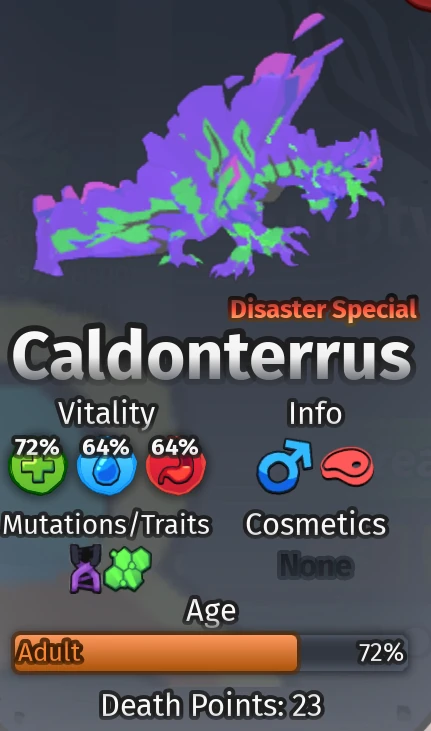 Bewitched Caldonterrus Auction! | Fandom