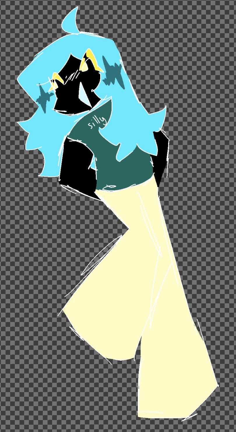 My screen is currently inverted and I drew my oc | Fandom
