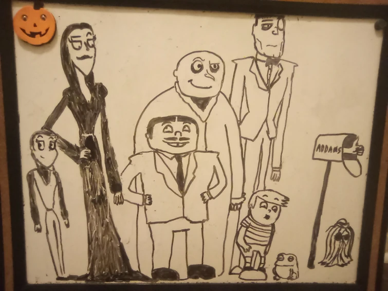 My Addams family drawing | Fandom