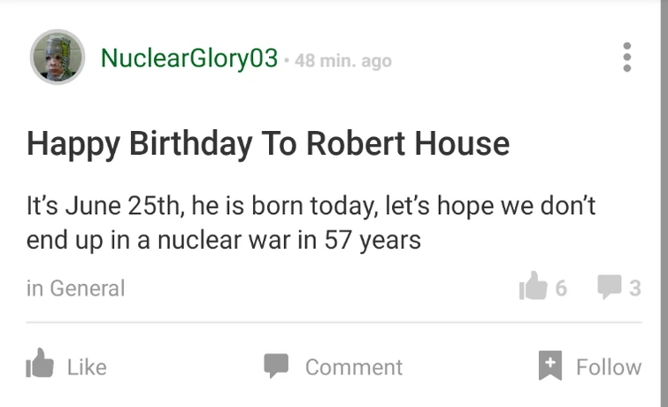 Mr. House birthday | Fandom