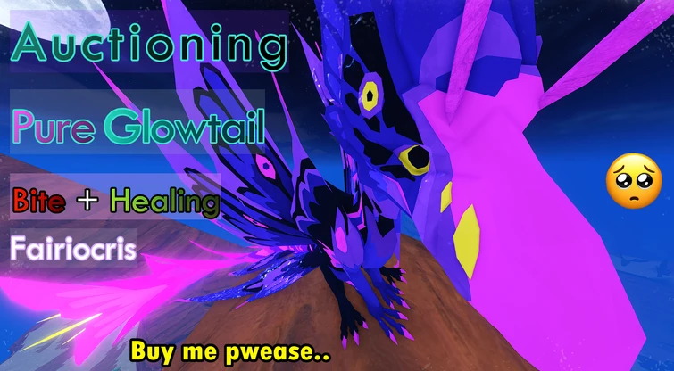 Auctioning a Pure Glowtail Fairi / Fairiocris with Healing + Bite ...