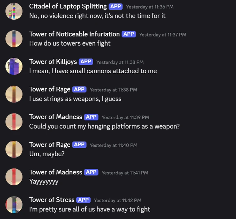 Ring 1 Towers Discord Chat Part 2 | Fandom