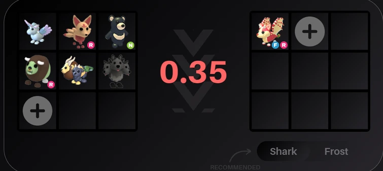 W/F/L?me; alicorn, R kitsune, N black moon bear, R zombie buffalo ...