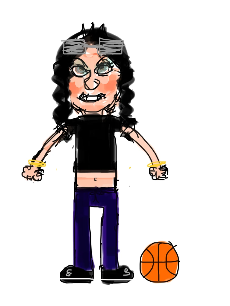 Since everyone else is doing it, here's some art of Eva and Araceli ...