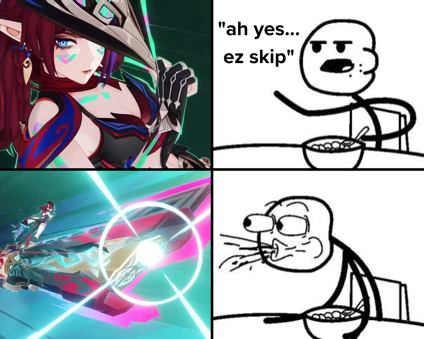 "ez skip" nooooo 🤠 | Fandom