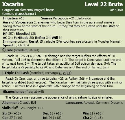 Xacarba | 4E Conversion Wiki | Fandom