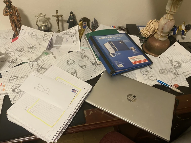 some last-minute homework-doing | Fandom