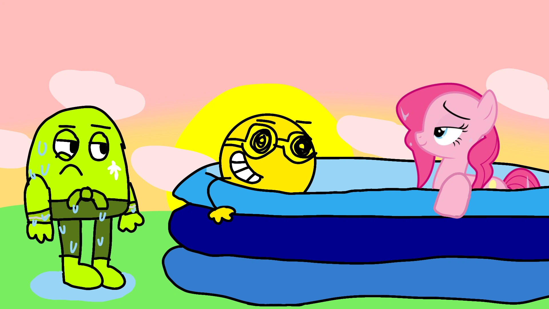 Colourblocks: The Movie: Scene #18 Lime and the paddling pool | Fandom