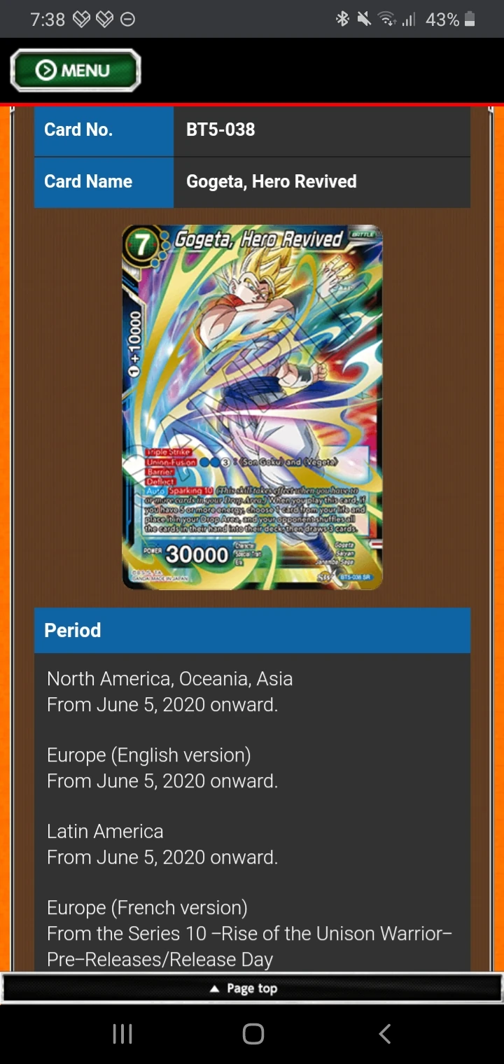 Dbs card game news | Fandom