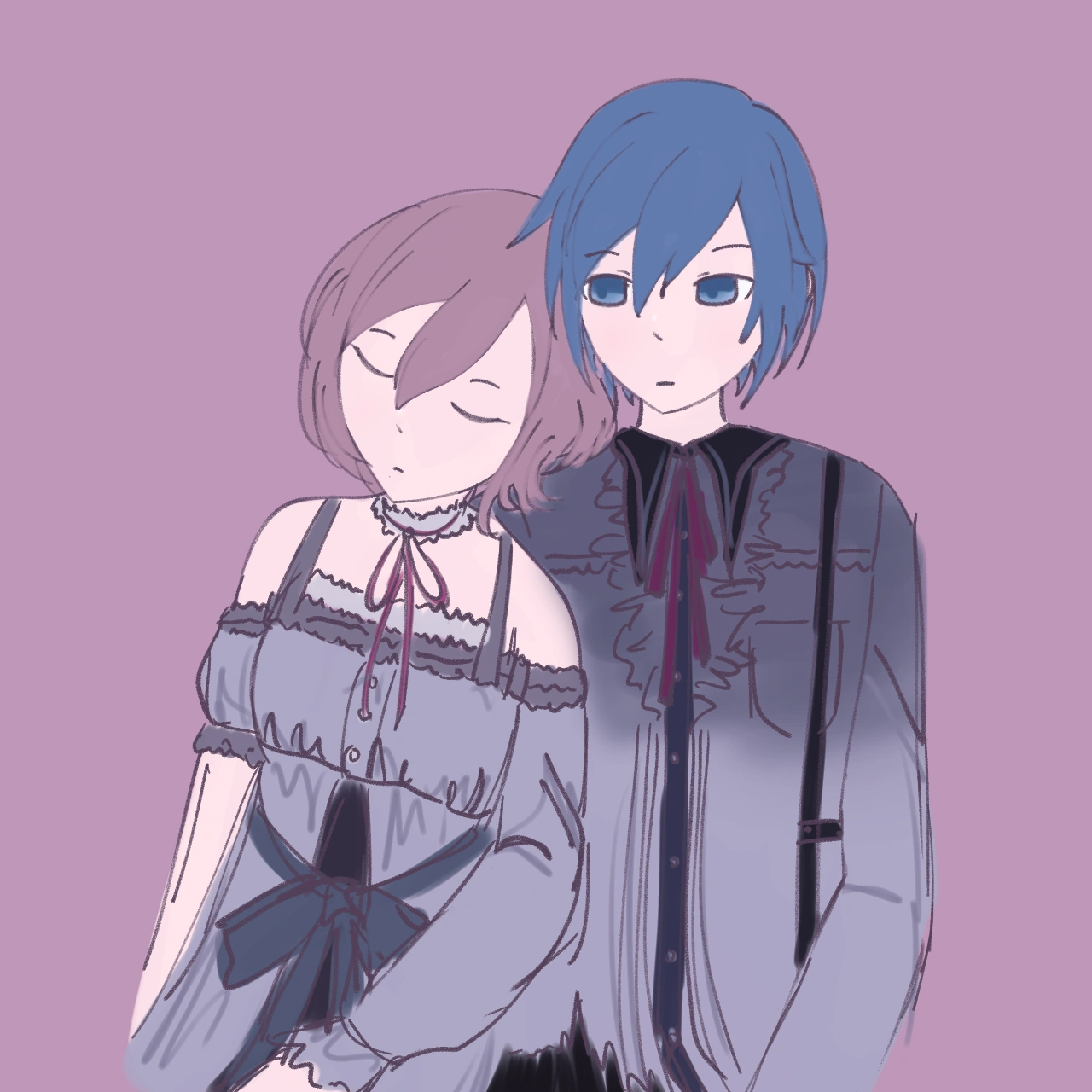 whipped up a quick 25-ji kaimei sketch!! | Fandom