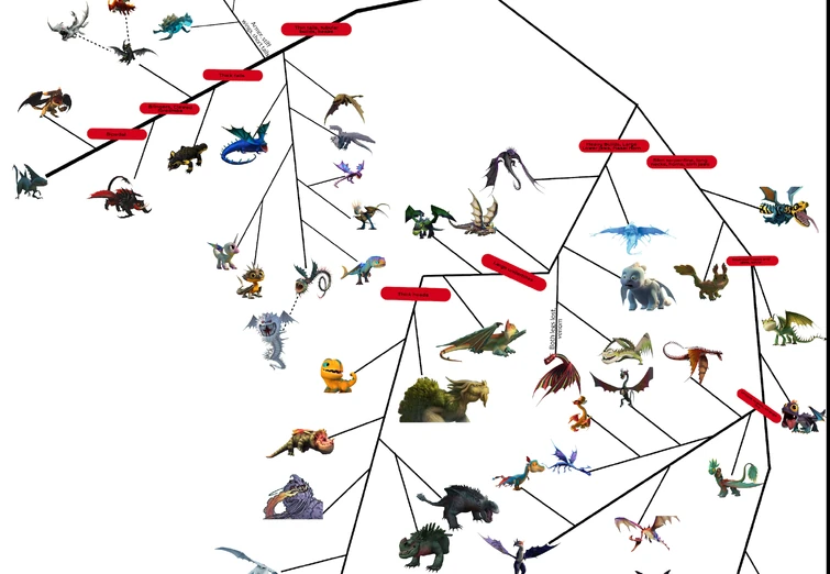 An Unfinished Dragon Cladogram | Fandom