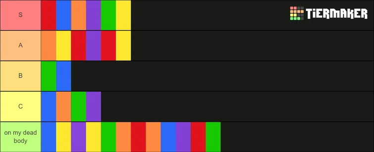 Colorblocks ships tier list | Fandom