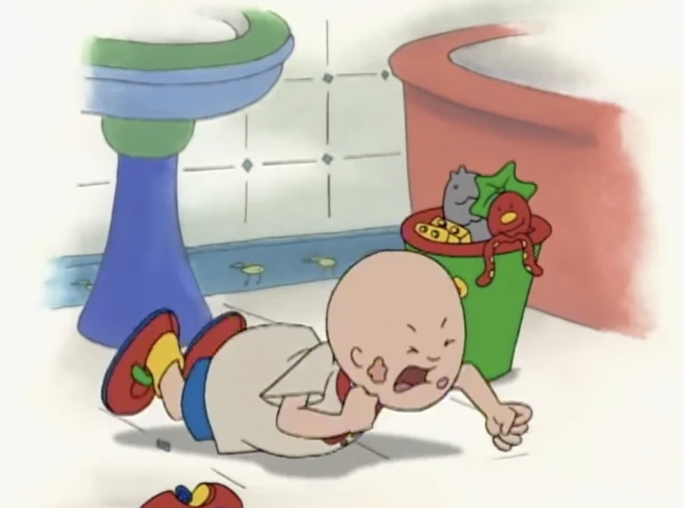 Check out Numberblocks 6 and 2 reacting to Caillou's temper tantrum ...