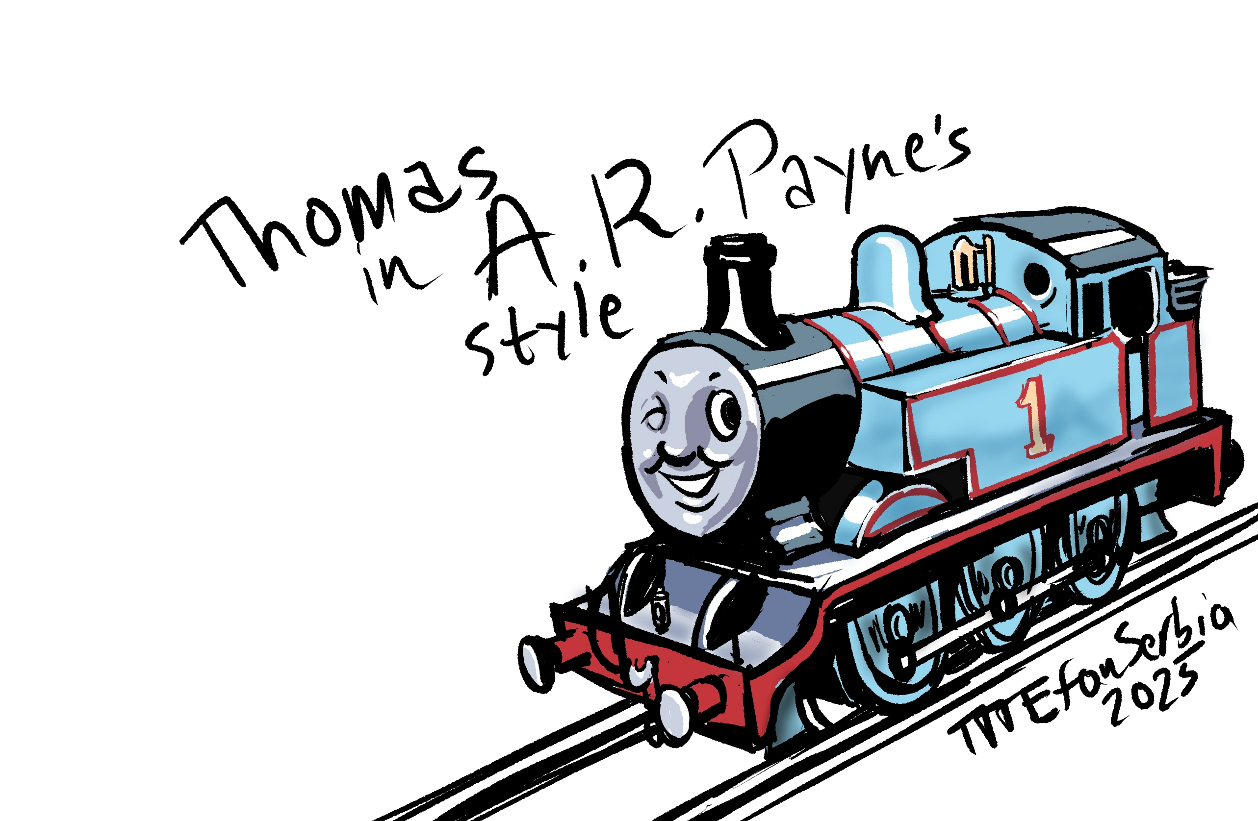 Thomas the Tank Engine in Payne's style | Fandom