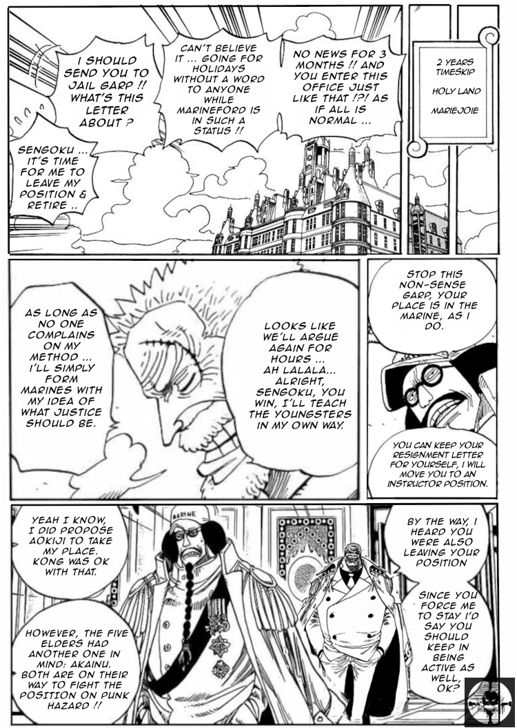 Fan Chapter: Aokiji VS Akainu | Fandom
