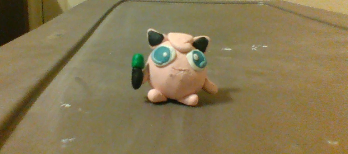 clay jigglypuff with it's microphone | Fandom