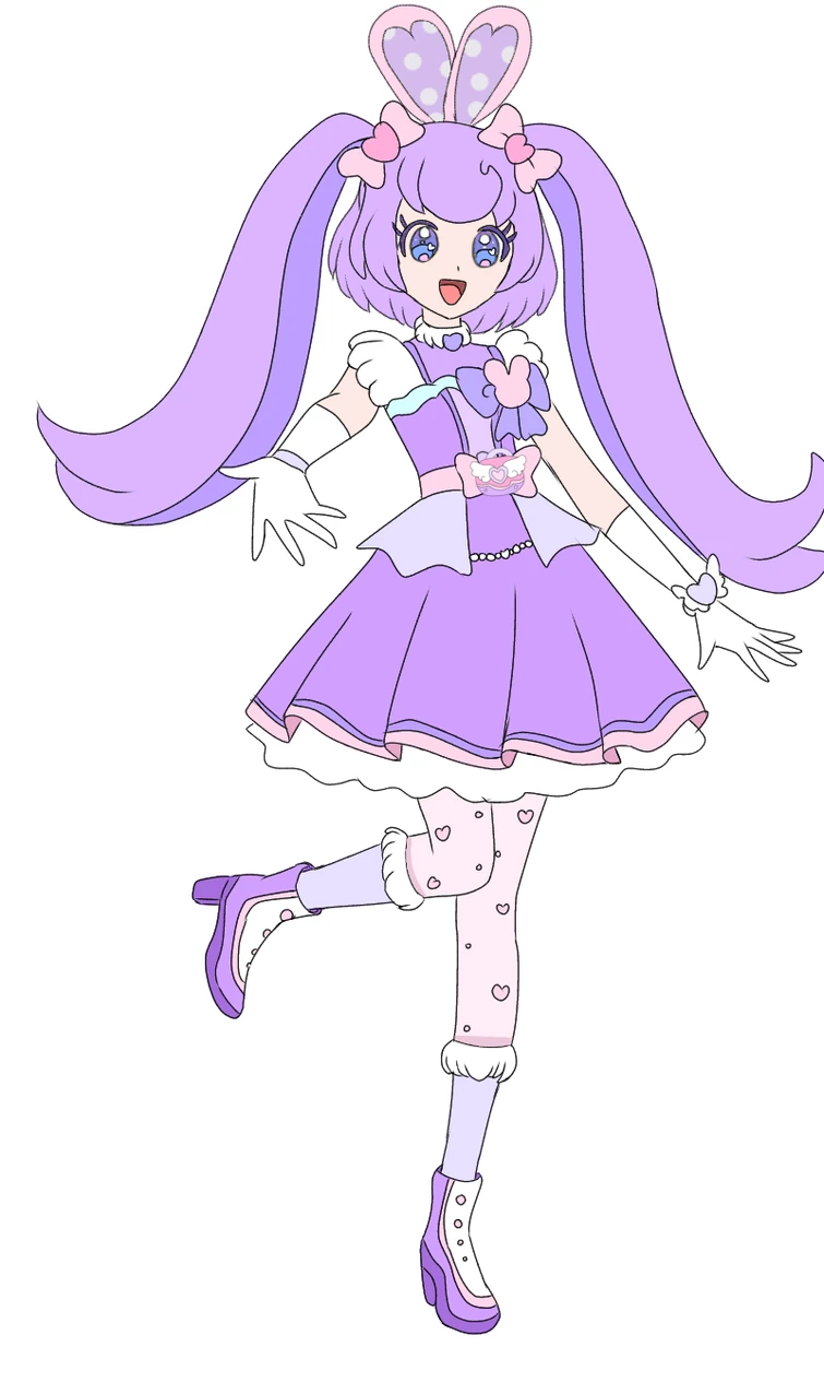 The second character in kawaii heart precure cure bunny | Fandom