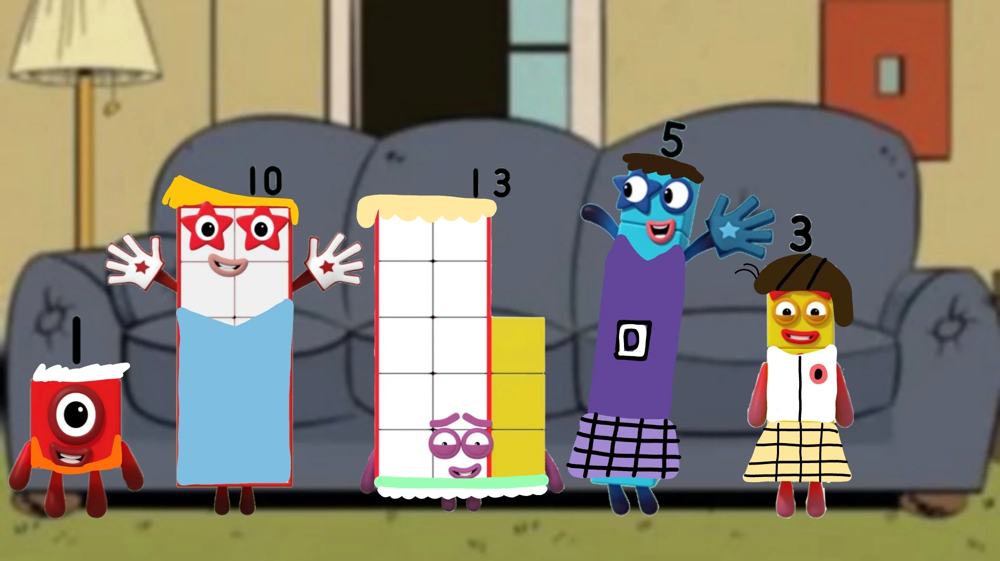 Numberblocks as Loud Siblings | Fandom