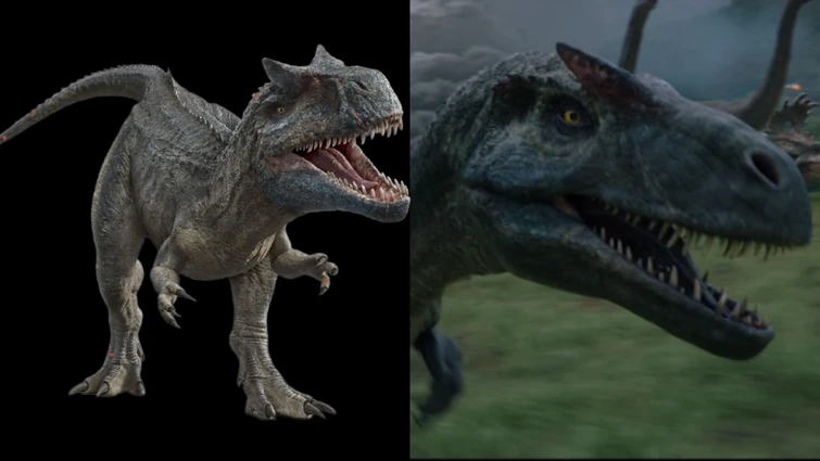Allosaurus design change | Fandom