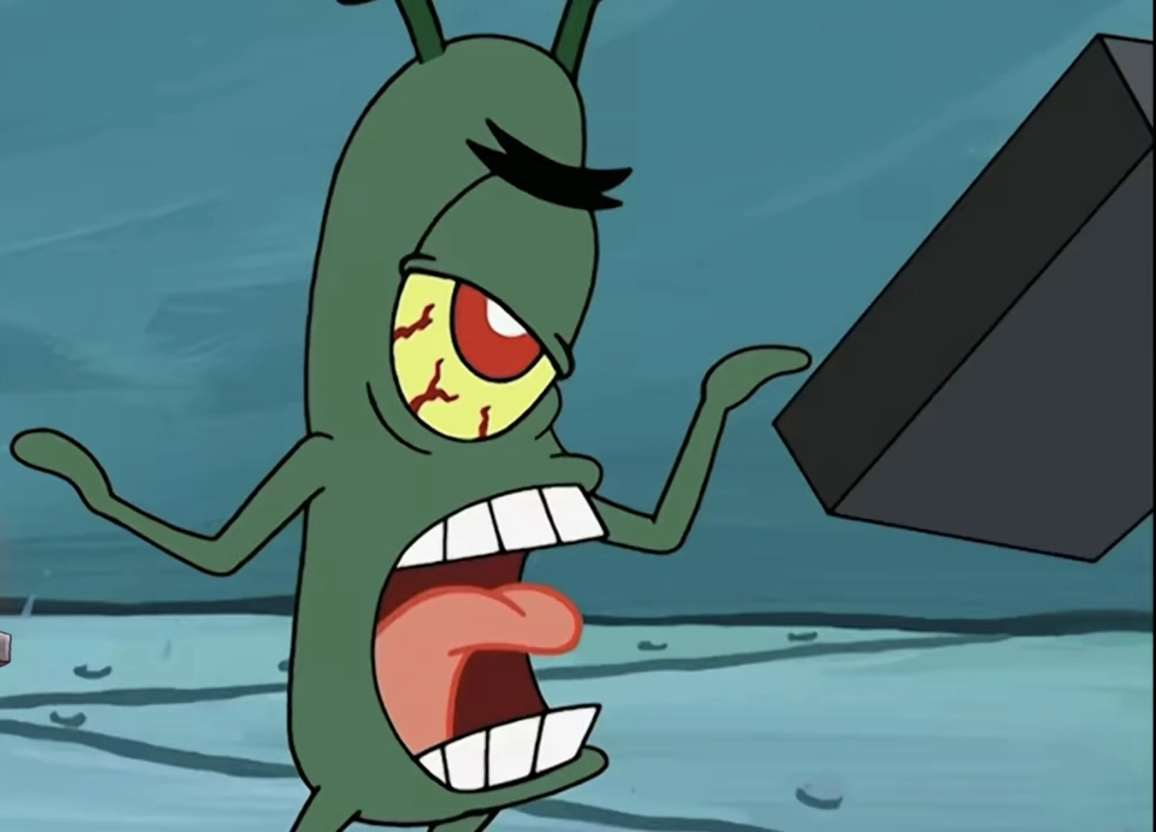 plankton ain’t looking too good bro 💀 | Fandom