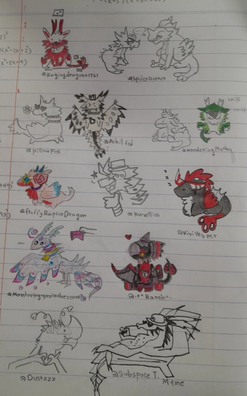 Wikian's dragon doodles!(2) | Fandom