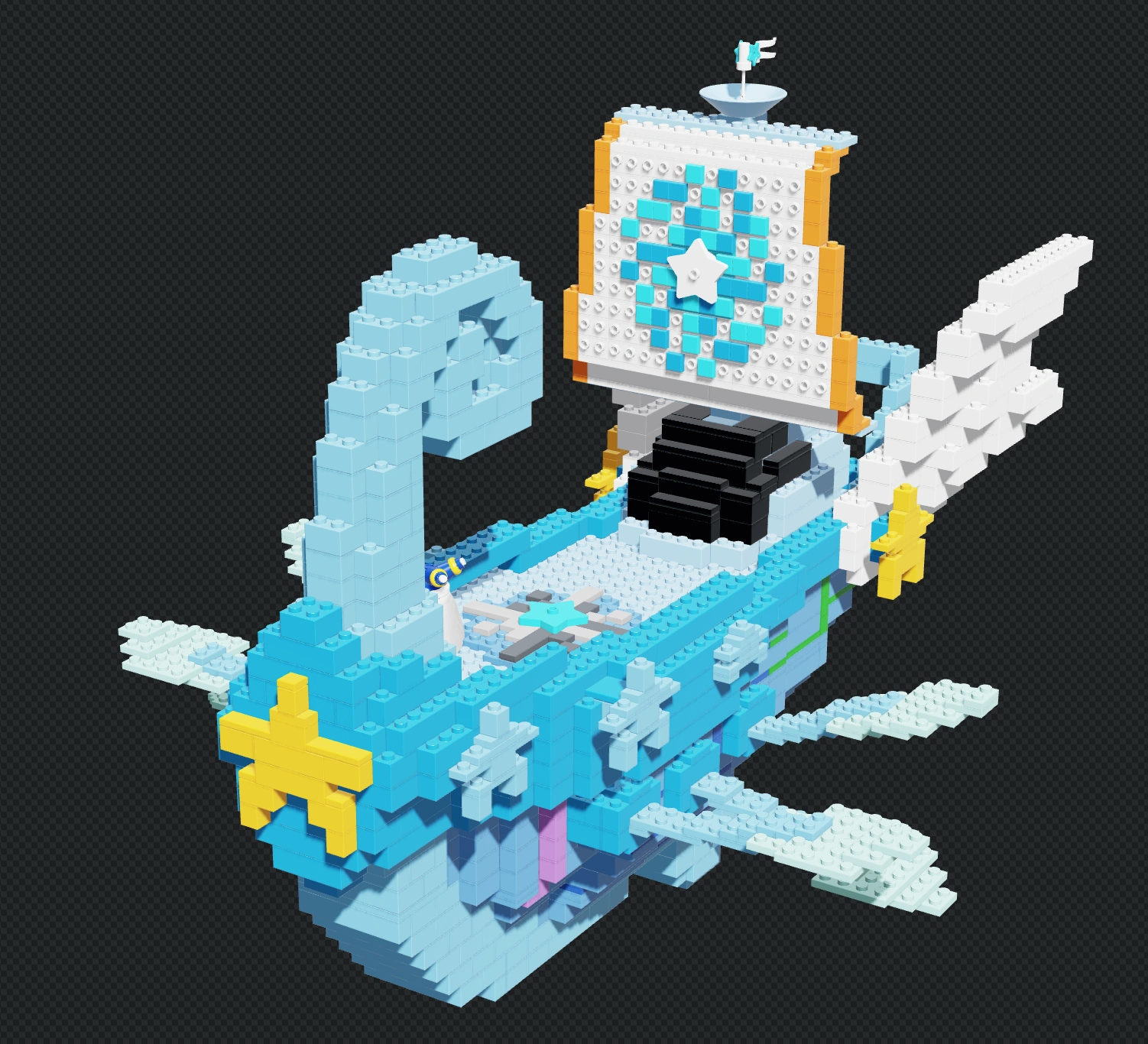 I built the Lor Starcutter out of Legos using Mecabricks.com | Fandom