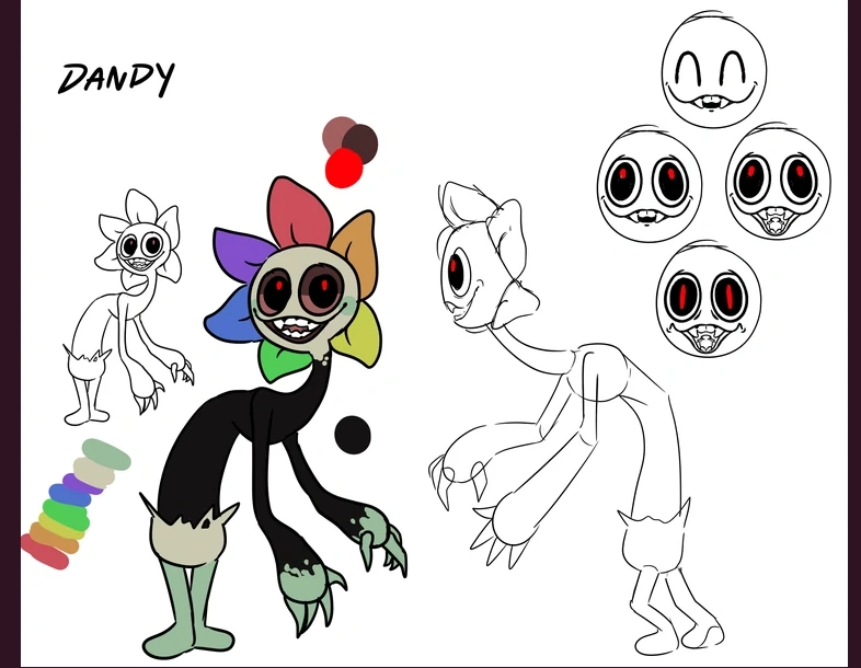 I recreated this old version of Twisted Dandy | Fandom