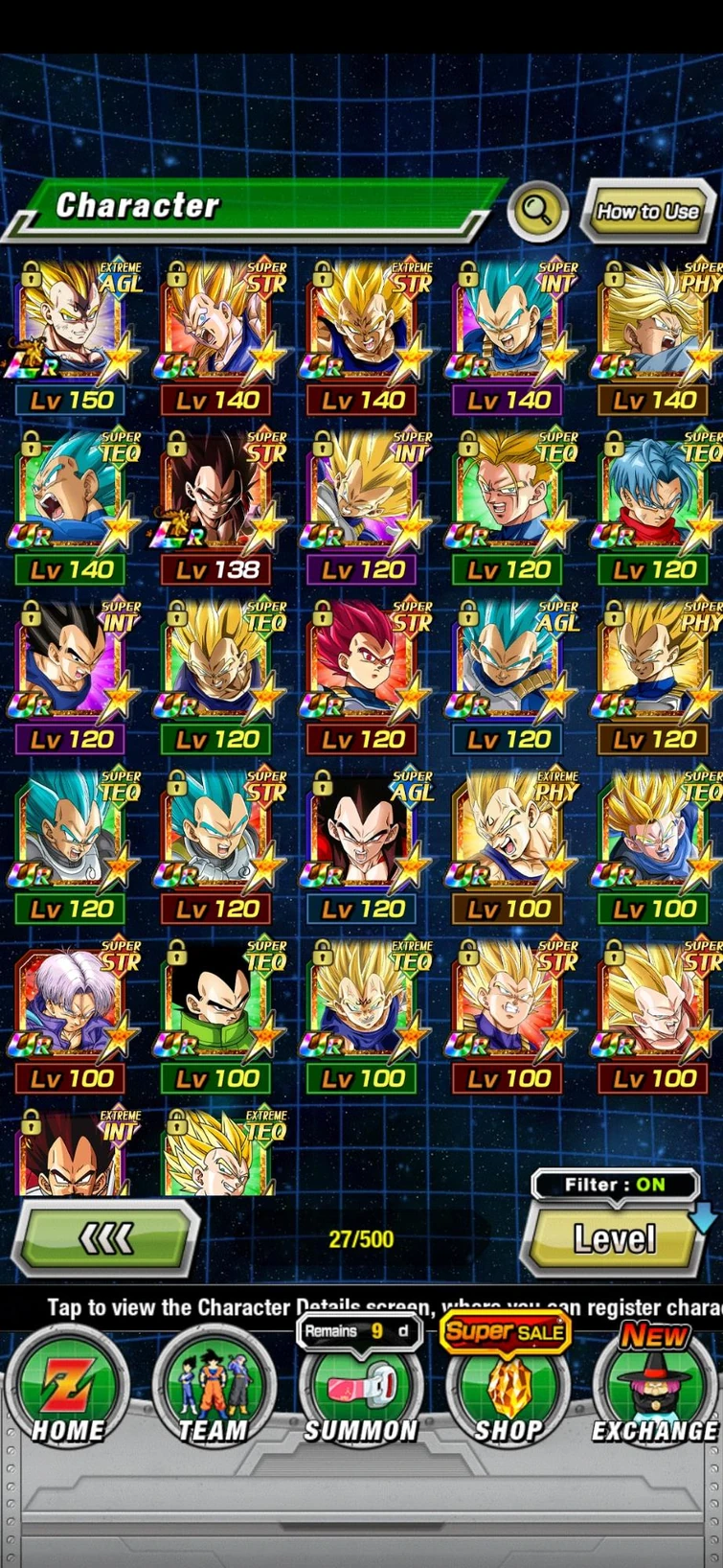 Team for lr str ssj4 Vegeta | Fandom