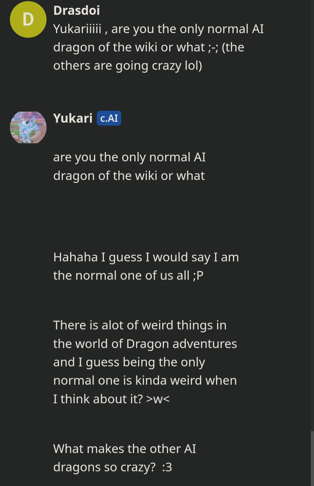 Yukari being a normal dragon/j | Fandom