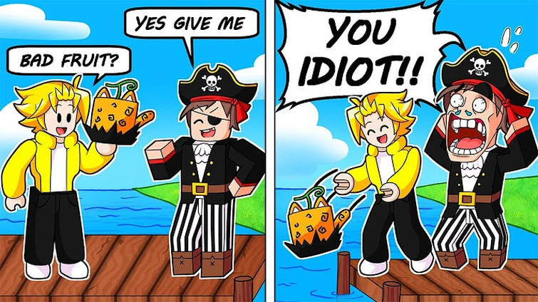 Cringe blox fruits thumbnails and vids again | Fandom