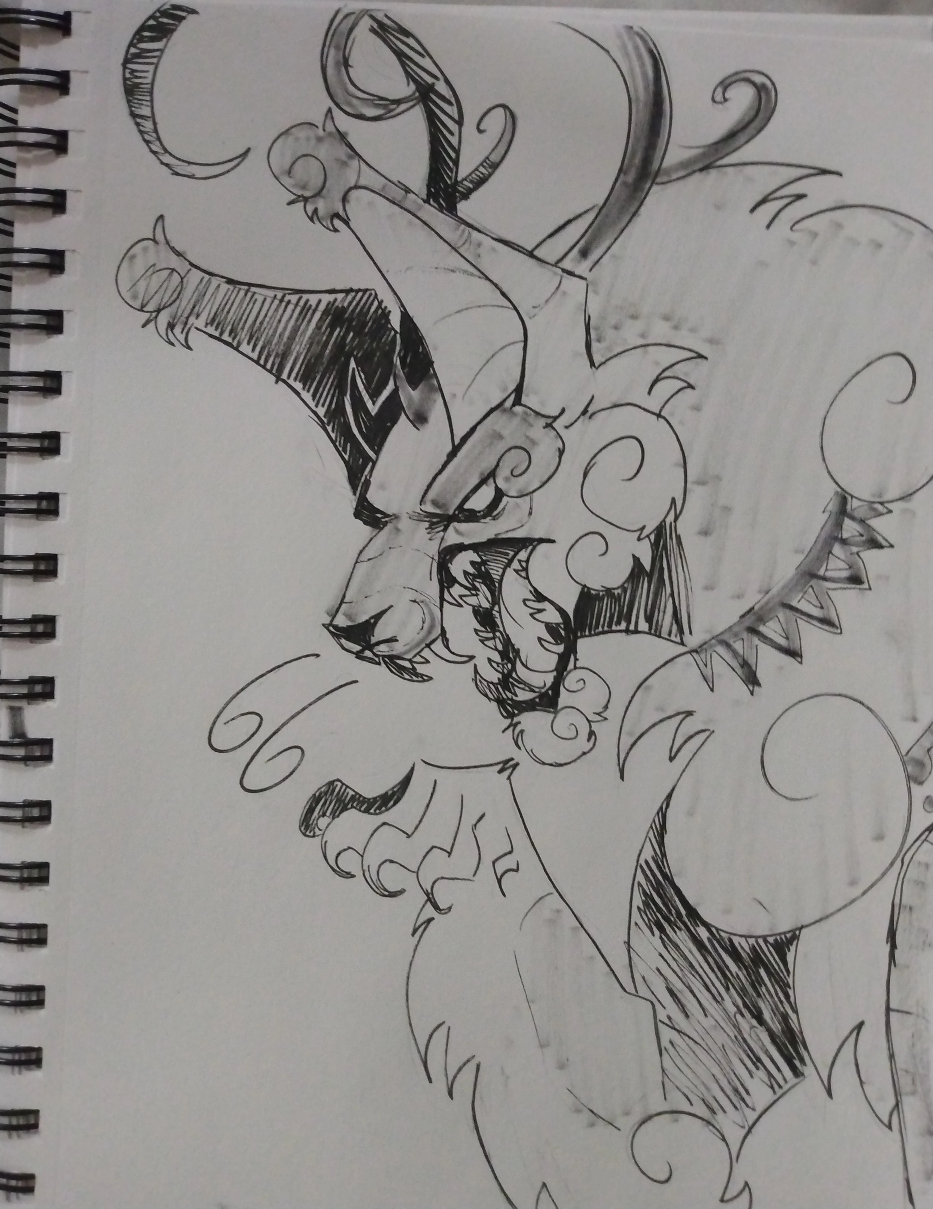 Inktober Day 27, Beast | Fandom