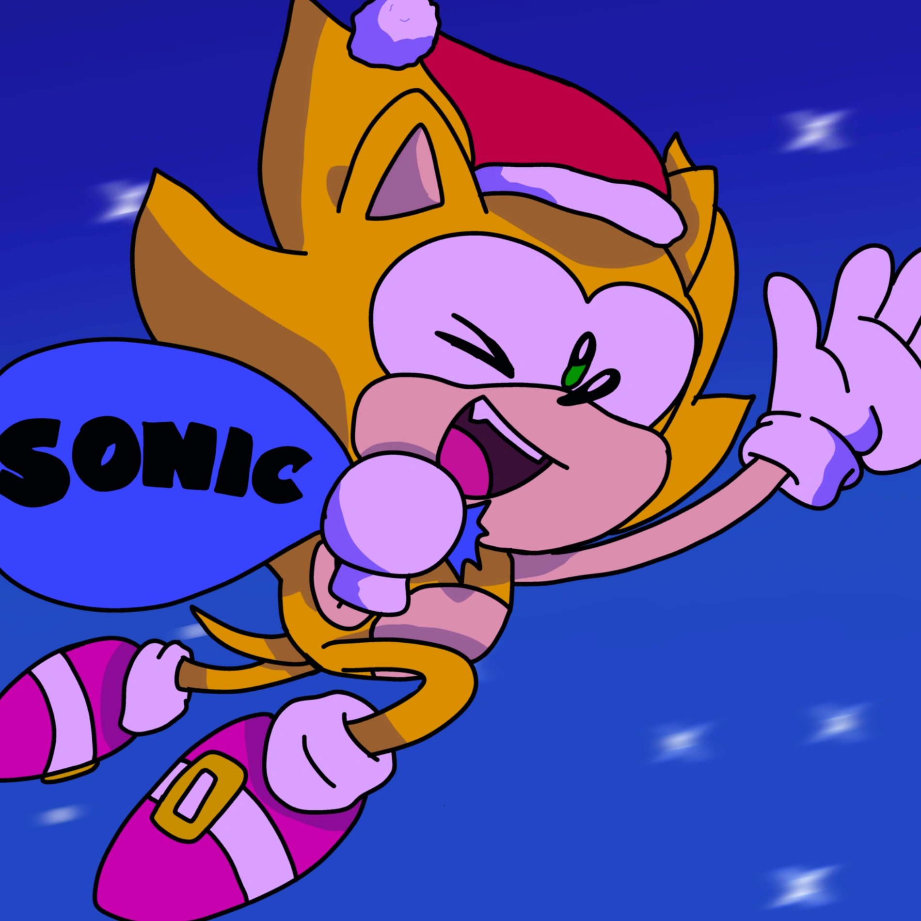 I wanted to share my christmas PFP (and art) with you | Fandom