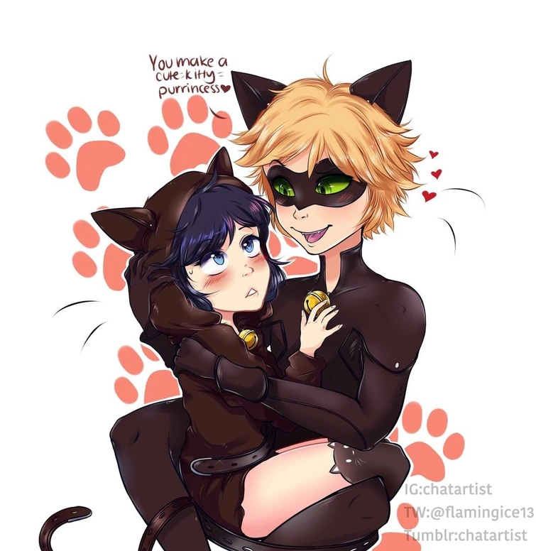 Everyday Fanart: #1 Marichat | Fandom