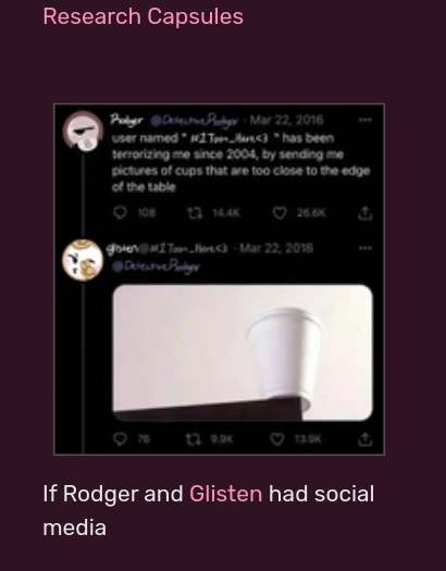 found this on rodger and glistens pages | Fandom