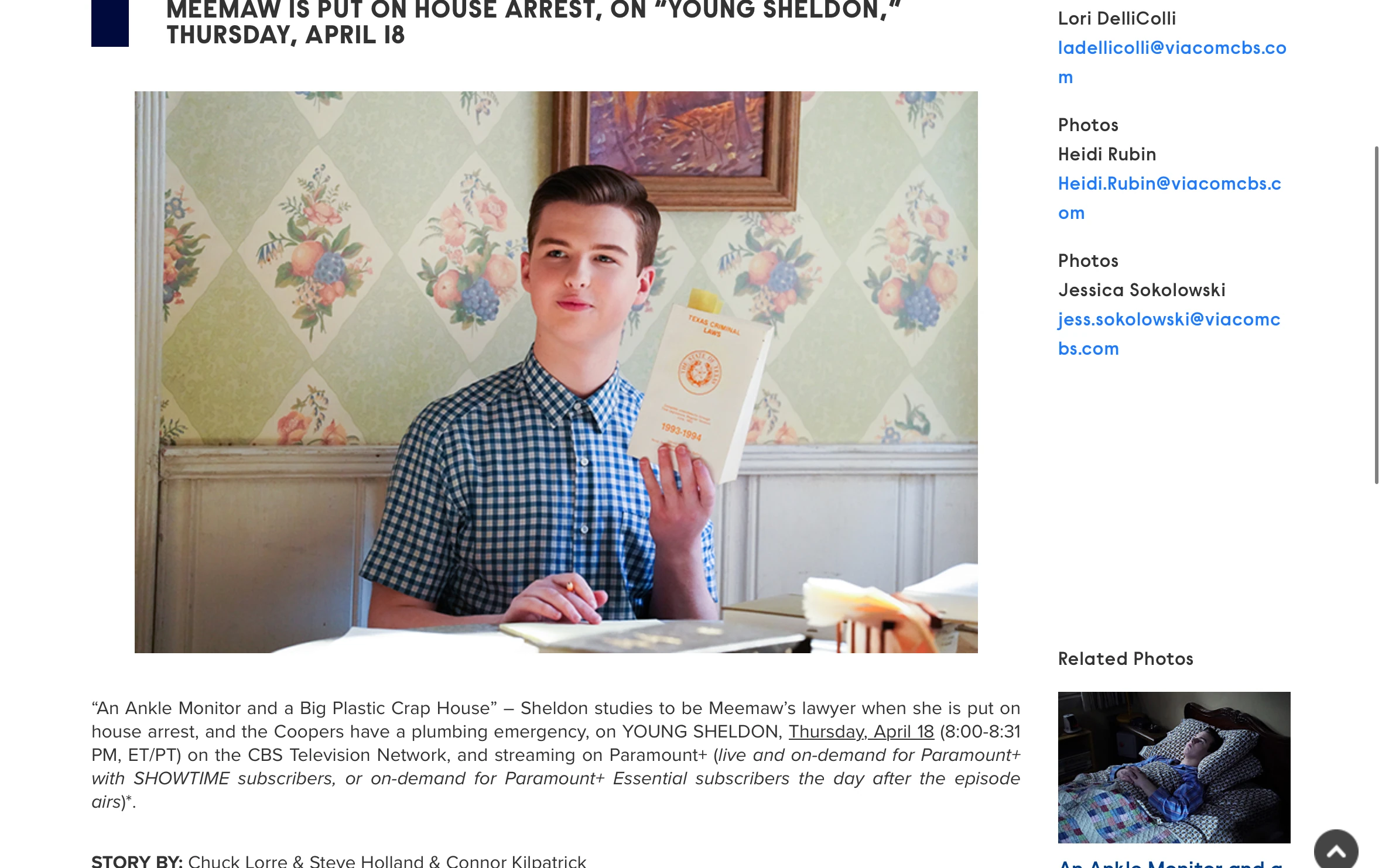 OK Source- https://www.paramountpressexpress.com/cbs-entertainment ...