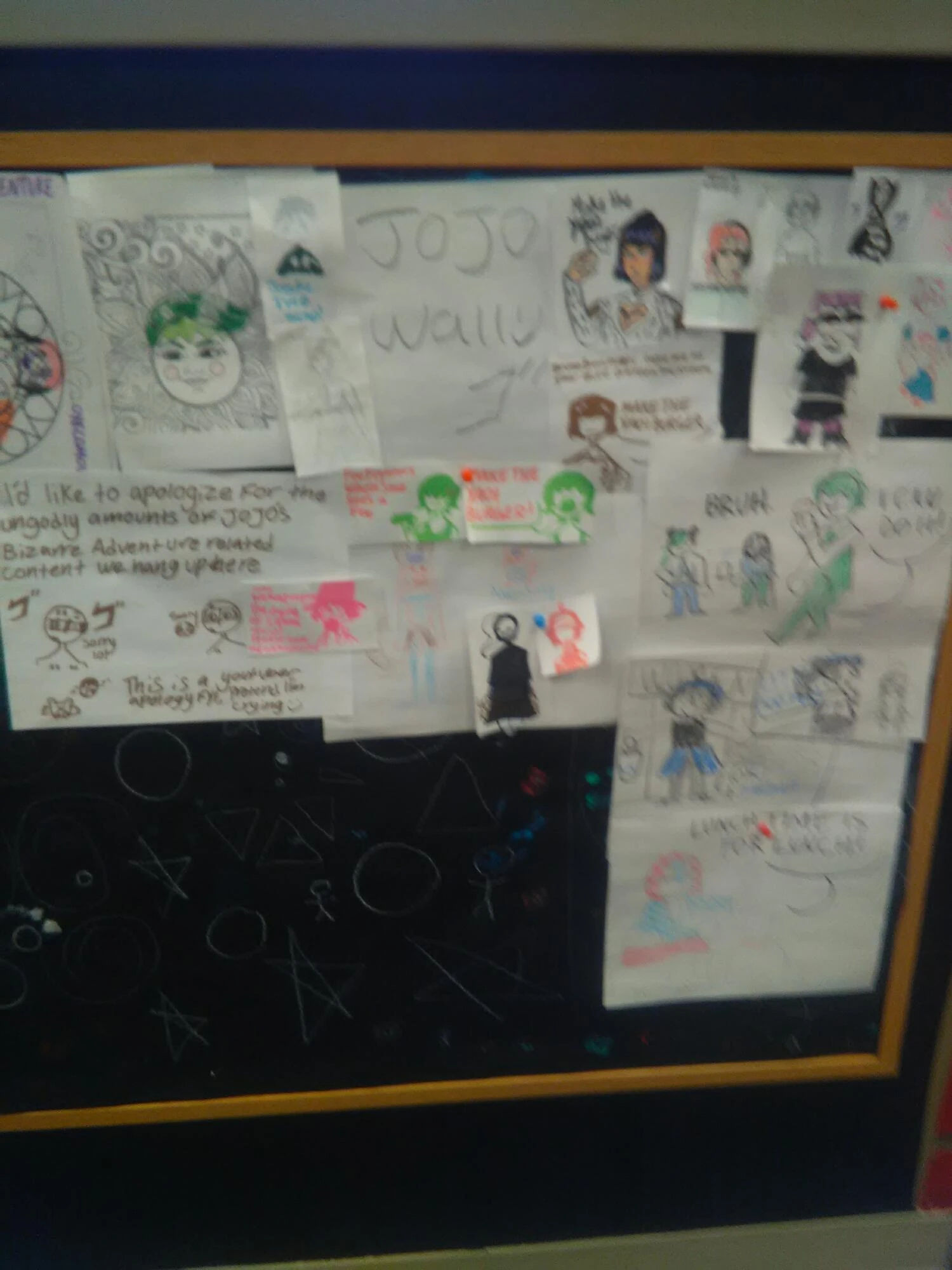 The famous jojo wall | Fandom