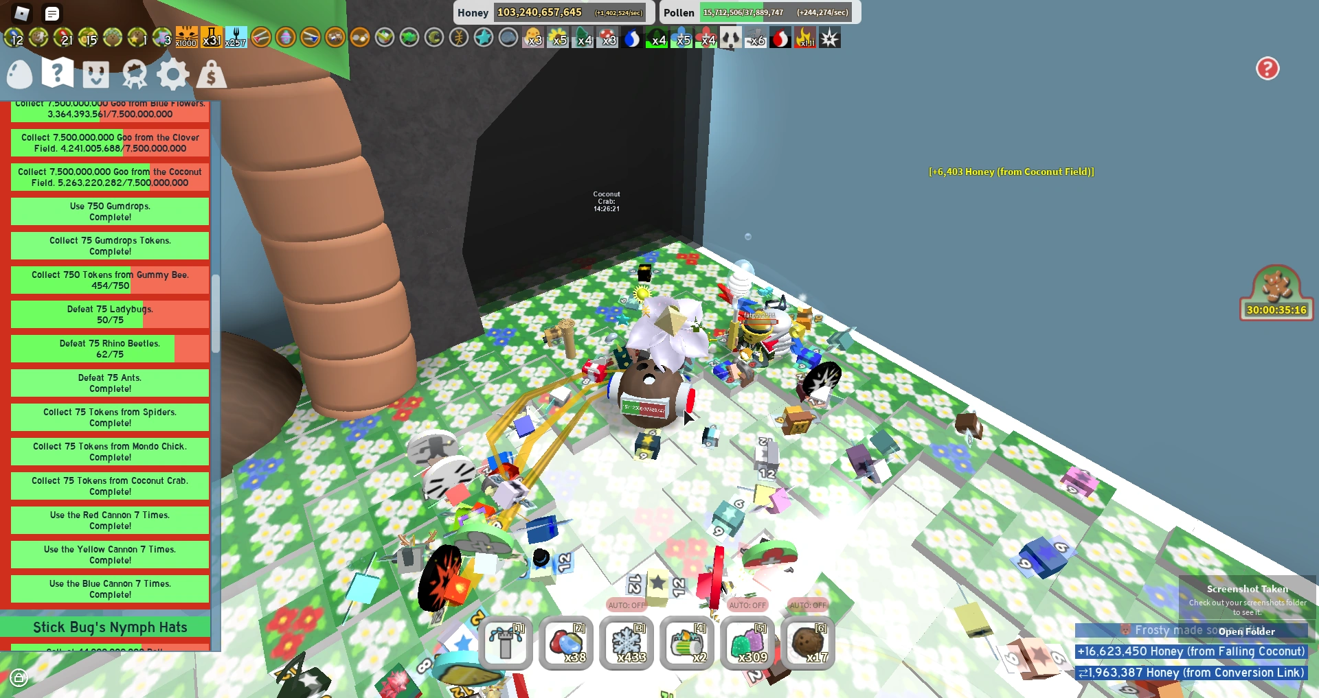 I believe I have found an exploiter, I found them teleporting around and their hive is only ...