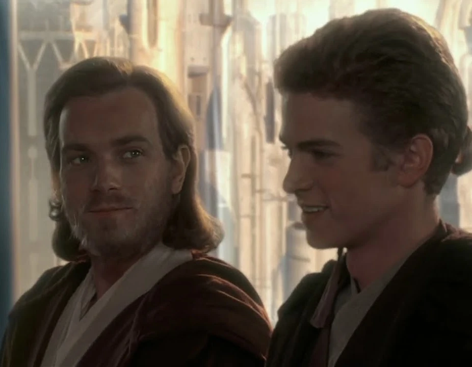 After taking Anakin under his wing, Obi-Wan would sport a Jesus look ...