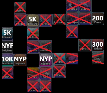 LF missing creatures | Paying Mush | Stock: +2k | Hopefully, prices can be negociated:D! | Fandom