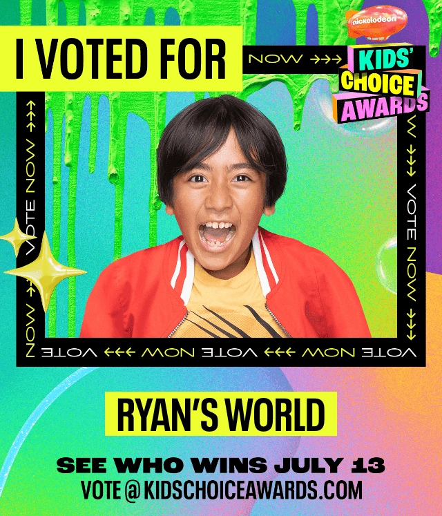 Ryan’s World in Nickelodeon kids’ choice awards | Fandom