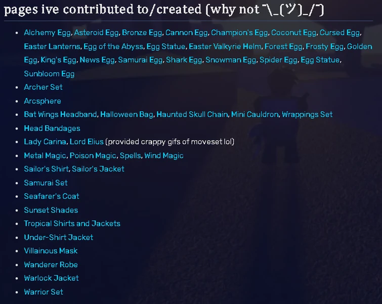 what wiki did you contribute the most to | Fandom
