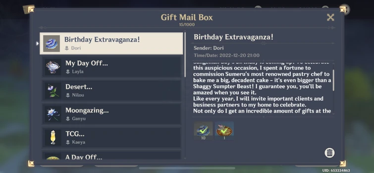 I JUST GOT AN MAIL ABT DORI | Fandom
