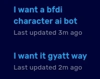 The bfdi c.ai bot must be gyatt way | Fandom